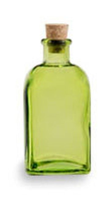 3-oz-100-ml-green-spanish-recycled-glass-bottles-with-cork | Valley ...