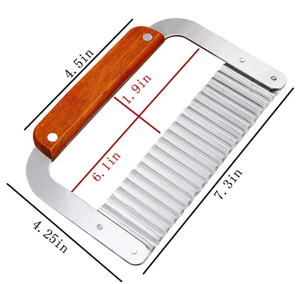 Stainless Steel Wavy Cutter – each | Valley Blossoms